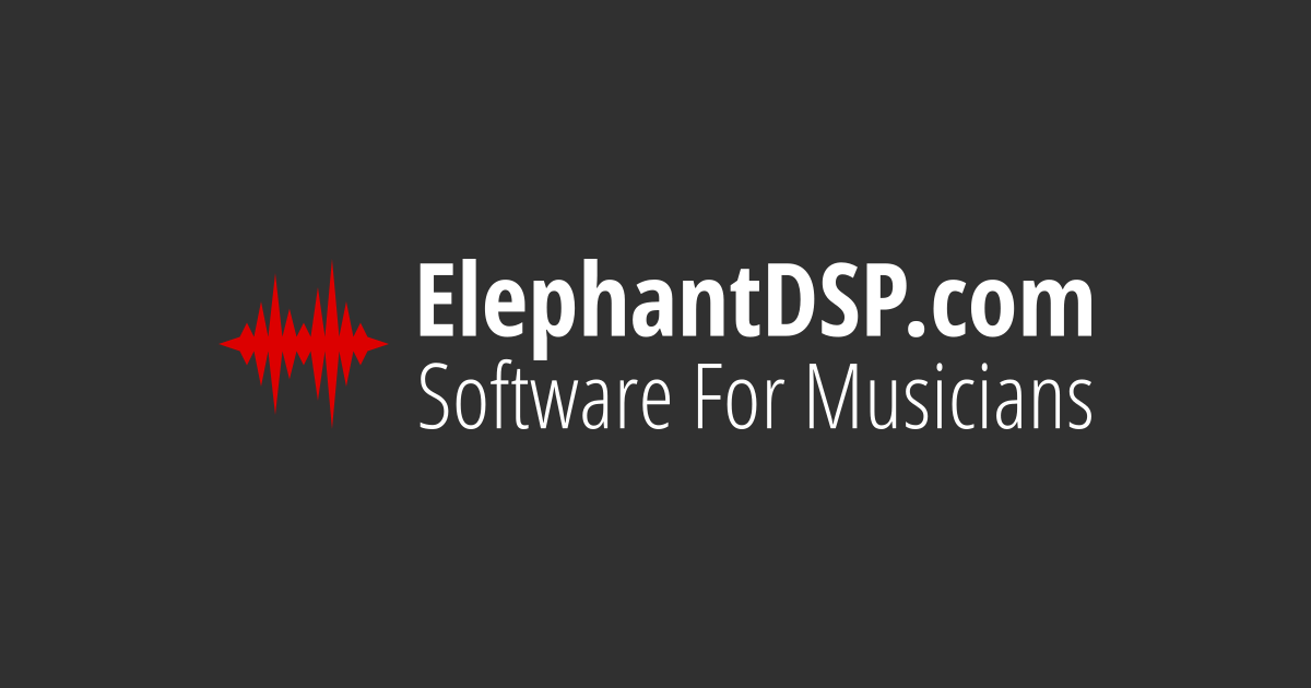 Software for musicians - ElephantDSP.com